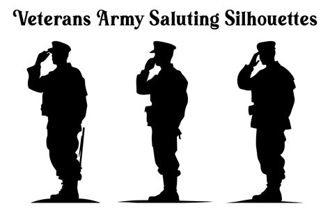 Soldier Saluting Silhouette
