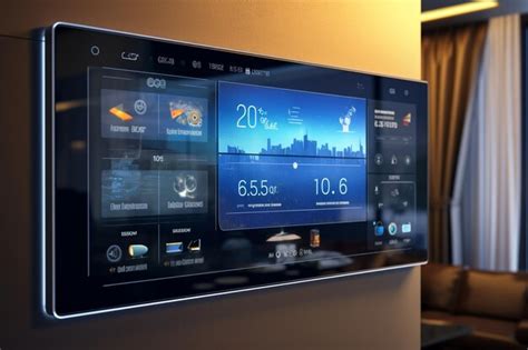 Premium Ai Image Modular Smart Home Control Panel With Customizable