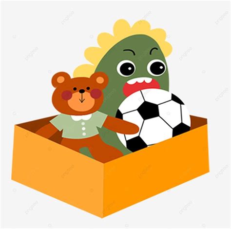 장난감 일러스트 상자 상자 장난감 아이 장난감 Png 일러스트 및 Psd 이미지 무료 다운로드 Pngtree