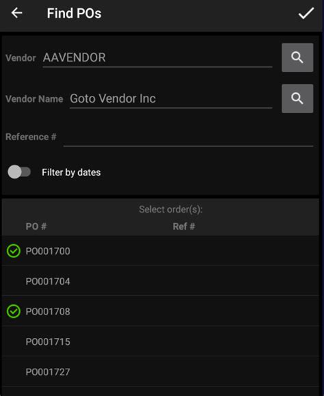 Receive Po Kensium Products Documentation
