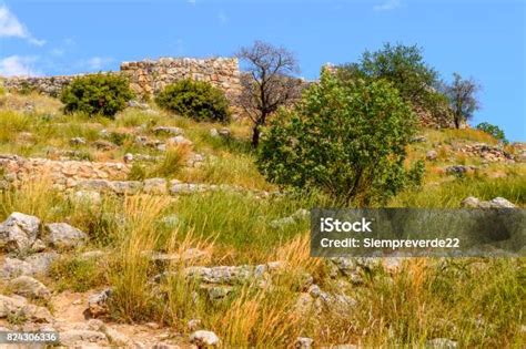 미케네 그리스 문명 펠로폰네소스 반도 그리스의 센터 미케네는 그리스에서 유명한 고고학 사이트입니다 유네스코 세계 유산 사이트 0명에 대한 스톡 사진 및 기타 이미지 Istock