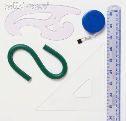 Straight Curved Straight And Curved Measuring And Drawing Tools