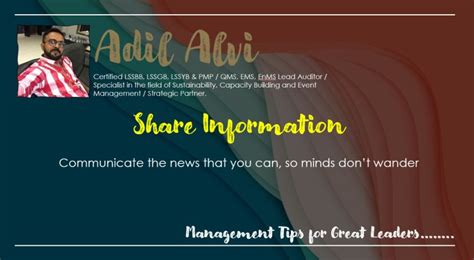 Adil Alvi On Linkedin Managementtips Selfawareness