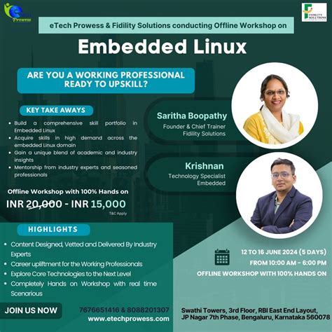 Etech Prowess On Linkedin Embeddedlinux Workshop Etechprowess Fidilitysolutions Honeywell