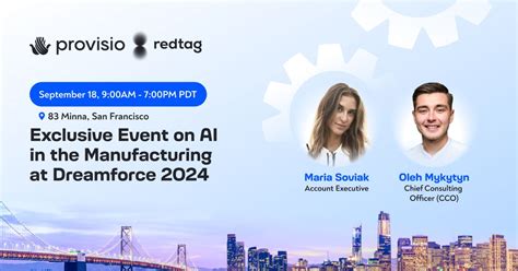Aiinmanufacturing Aifornonprofits Dreamforce Innovation Redtag Salesforce Implementation
