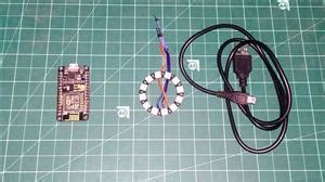 ESP 8266 Nodemcu Ws 2812 Neopixel Based LED MOOD Lamp Controlled By