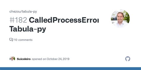 calledprocesserror tabula py · issue 182 · chezou tabula py · github