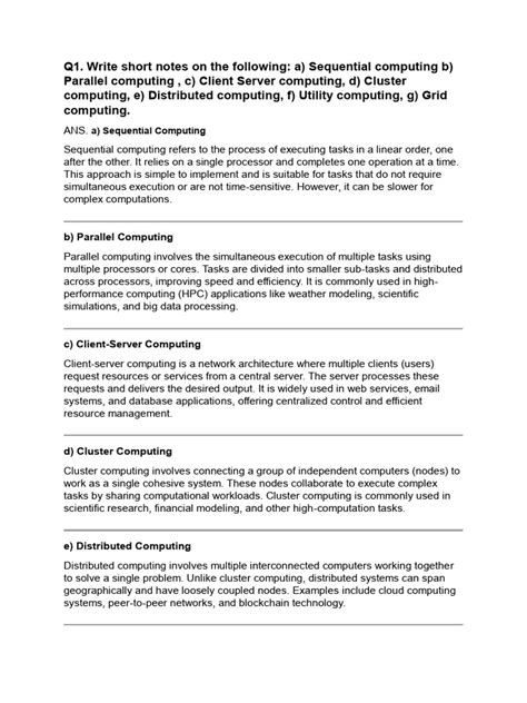 Cc Assignment 1 Pdf Cloud Computing Computer Cluster