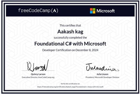 Csharp Programming Microsoft Freecodecamp Careergrowth Aakash