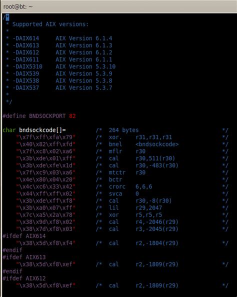 Fun With AIX Shellcode And Metasploit