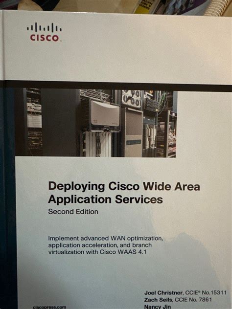 Cisco Book Deploying Cisco Wide Area Application Services Hobbies