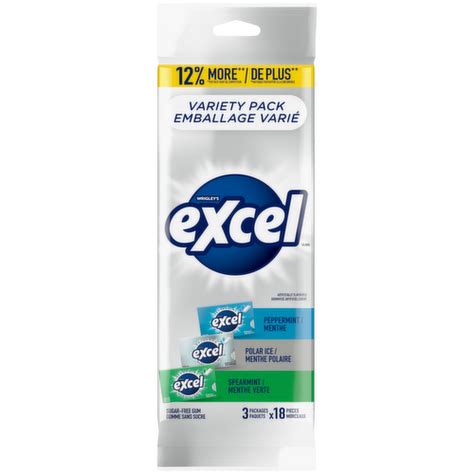 Excel Gum Variety