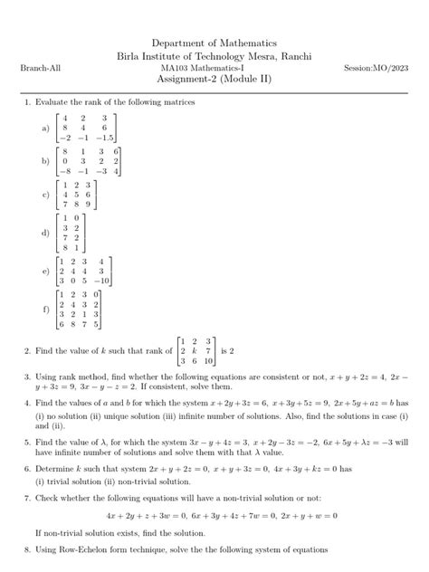 Tutorial Matrix 2 Pdf
