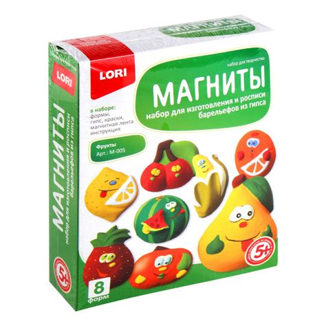 Набор для отливки Фрукты Магниты универсальный Lori купить с доставкой по выгодным ценам в