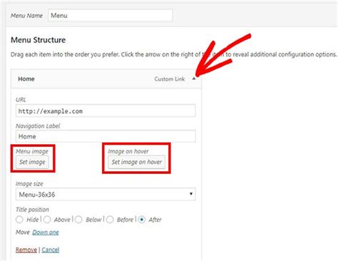 How To Add Image Icons With Navigation Menus In WordPress
