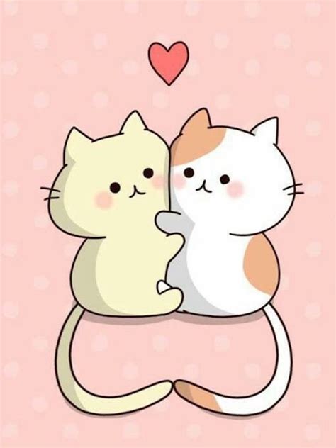 Кавайные рисунки котики для срисовки Garabatos Lindos Dibujos Kawaii Dibujo Gato Facil