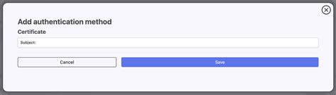 Certificate Based Authentication Scheme — Fudo Enterprise 54 System Documentation