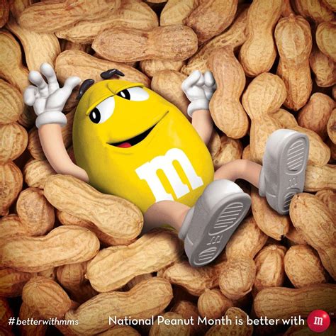 Peanut M Peanut Mandm Characters Yellow Mandm