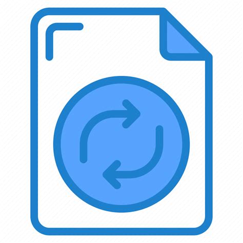 Refresh Document File Office Doc Icon Download On Iconfinder