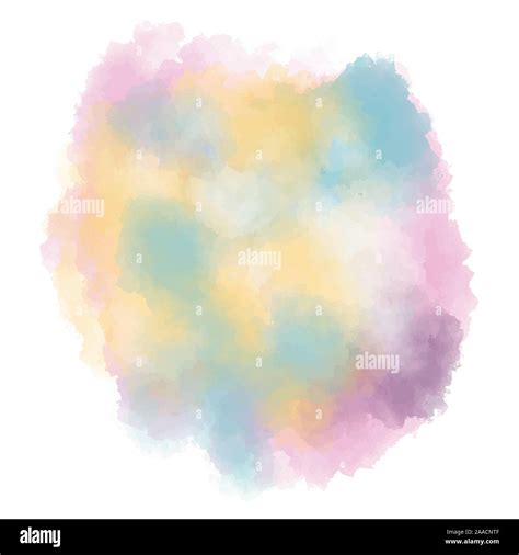 Watercolor Artwork Isolated On White Background Subtle Transitions Between Colors Trendy