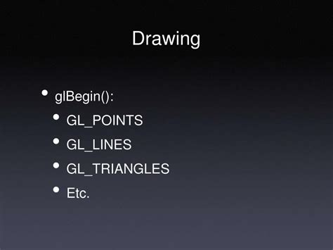 PPT OpenGL Help Session PowerPoint Presentation Free Download ID 1783341