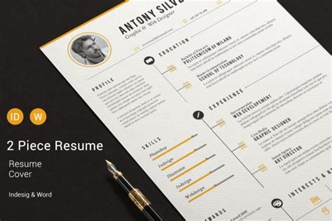 30 Sexy Resume Templates Guaranteed To Get You Hired Inspirationfeed