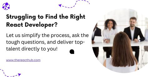 The React Hub On Linkedin Reactdeveloper Techtalent Hiringmadeeasy