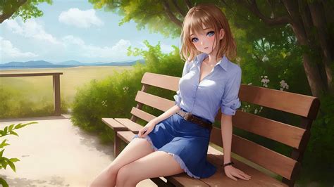 Девушка самурай стоит в поле крупно · бесплатная фотография от Danastr
