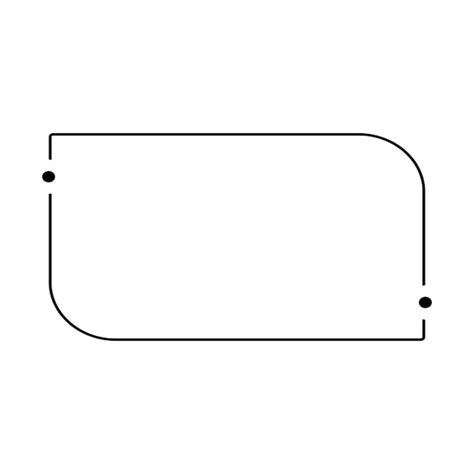 Premium Vector Square Thin Border Frame Black