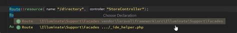 Phpstorm Detecting Multiple Declarations For Models And Facades · Issue