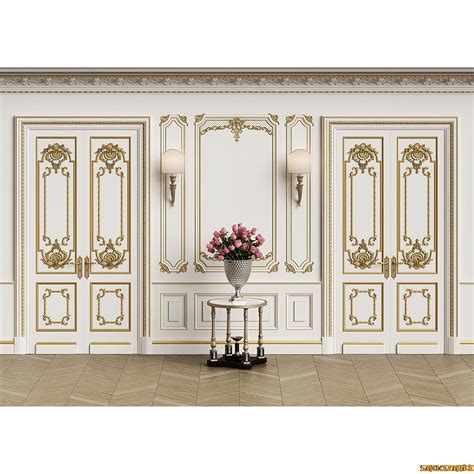 Empty Room Classic Minimalistrior Wall Photography Backdrops Props