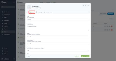 adding a product ovatu help guides