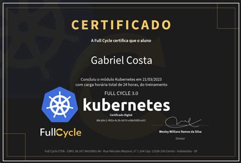 Gabriel Costa On Linkedin Kubernetes Certificate Kubernetes Kind Cluster Deployment