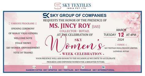 Womensday Empowerment Skygroup Botad Skygroupcelebrateswomen Empowerher Womensdayelegance