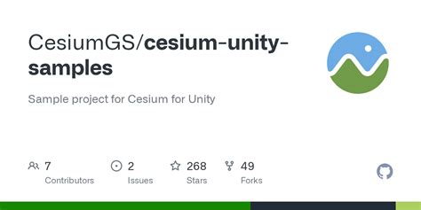 Github Cesiumgscesium Unity Samples Sample Project For Cesium For Unity