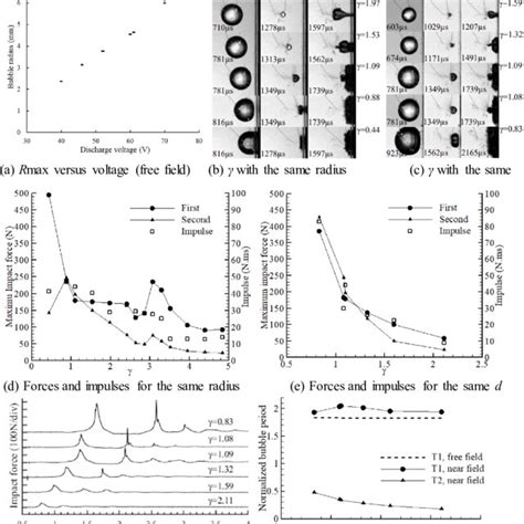 Single Bubble Collapse As A Function Of γ Download Scientific Diagram