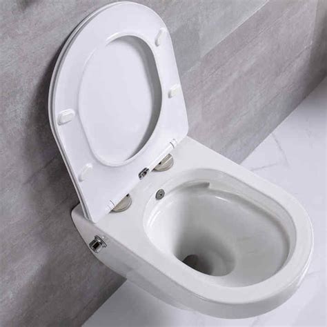 Chinese Girl Wc Toilet Modern Rimless Wall Mounted Toilet Ceramic Bidet