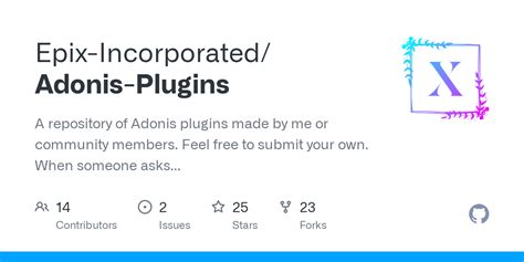 Github Epix Incorporated Adonis Plugins A Repository Of Adonis Plugins Made By Me Or