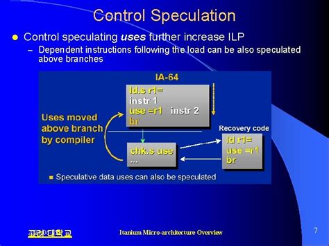 ia64 and intel itanium processor microarchitecture overview table