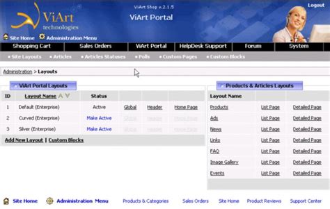 viart shop php shopping cart download and review