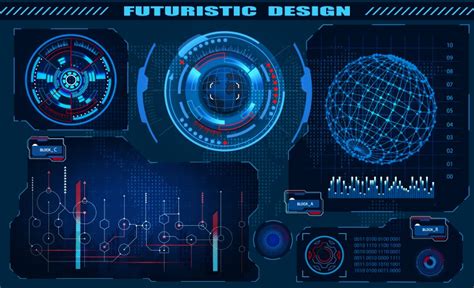 Futuristic User Interface Hud Royalty Free Vector Image