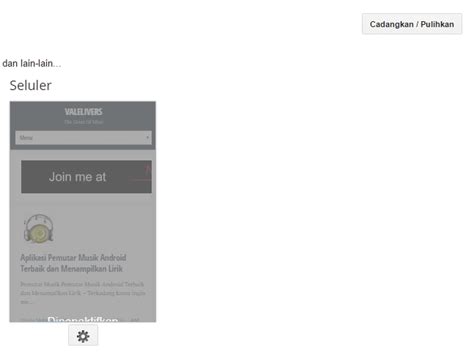 How To Reset Template Blog Blank