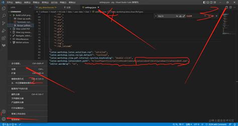 三、vscode——latex代码格式化1、让文本超出屏幕自动换行 打开左下角的设置图标，点设置，搜索editor W 掘金