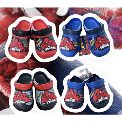 ส่งไวมาก รองเท้าเด็ก หัวโต รัดส้น ไซส์ 24 29 สไปเดอร์แมน Spiderman ลิขสิทธิ์แท้ งานป้าย Pvk
