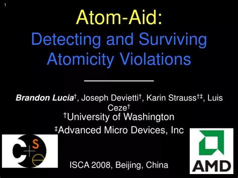 Ppt Atom Aid Detecting And Surviving Atomicity Violations Powerpoint Presentation Id3259479