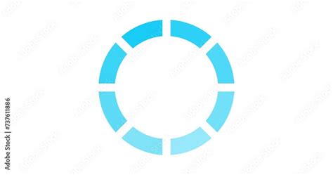 Simple Circle Loading Loop Animation On The White Background 4k Resolution Video Of Loading