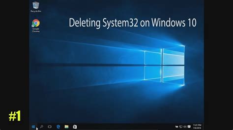 Deleting System32 On Windows 10 Vm Tests 1 Youtube