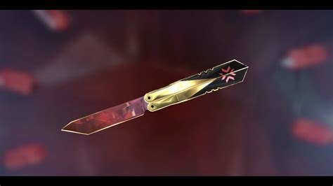 【近接武器】vct Champions 2022 Butterfly チャンピオンズ バタフライナイフ 6265vp【valorant