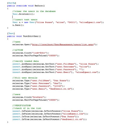 Tdd With Selenium And Castle