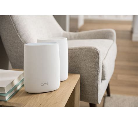 Buy Netgear Orbi Rbk Whole Home Wifi System Twin Pack Free Delivery Currys